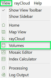 How to draw a Volume - PIX4Dmapper